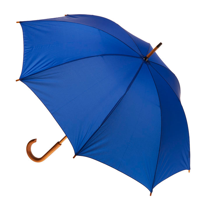 CLIFTON WOOD HANDLE LONG ROYAL BLUE WEDDING UMBRELLA – La Bella Wedding ...
